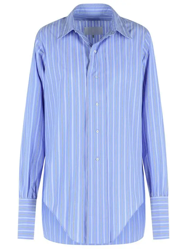 MAISON MARGIELA Light Cotton Shirt - Blue
