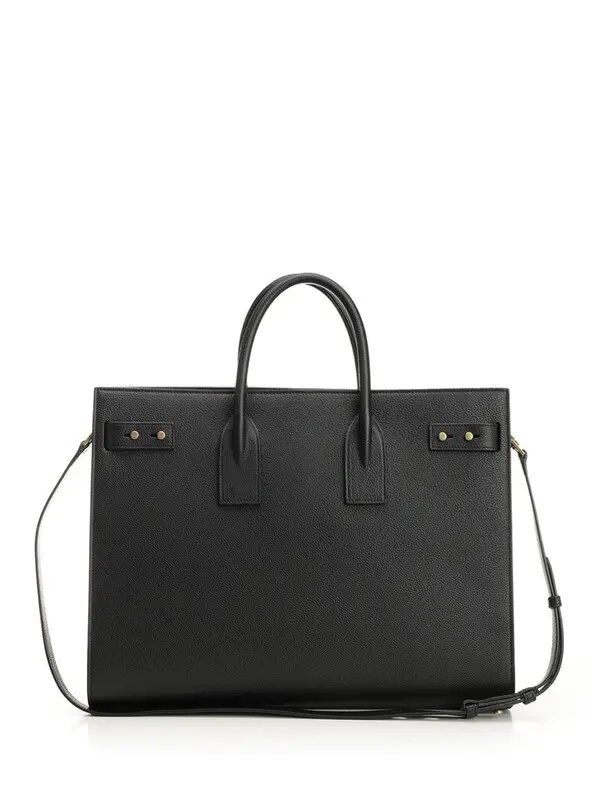 Saint Laurent Large Sac De Jour Bag In Grained Leather