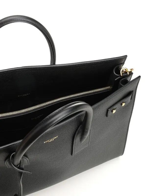 Saint Laurent Large Sac De Jour Bag In Grained Leather