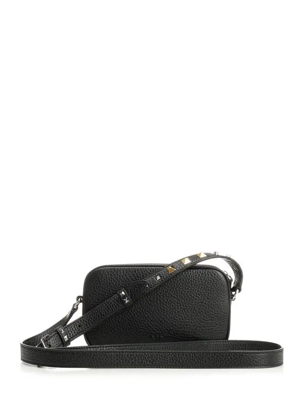 Valentino Garavani Leather Clutch Bag With Stud Embellishments