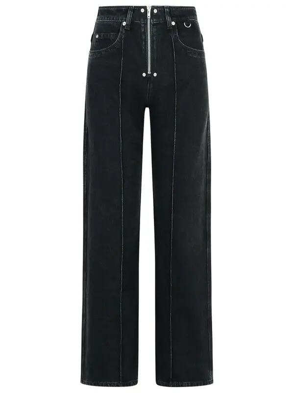 Isabel Marant Étoile Wide-leg Denim Pants - Black
