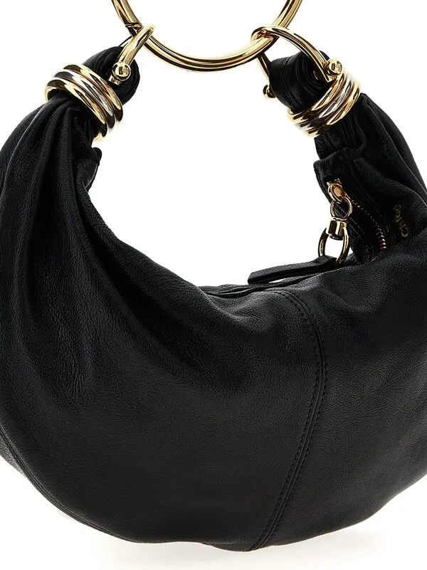 Chloé Bracelet Hobo Piccola Handbag - Black