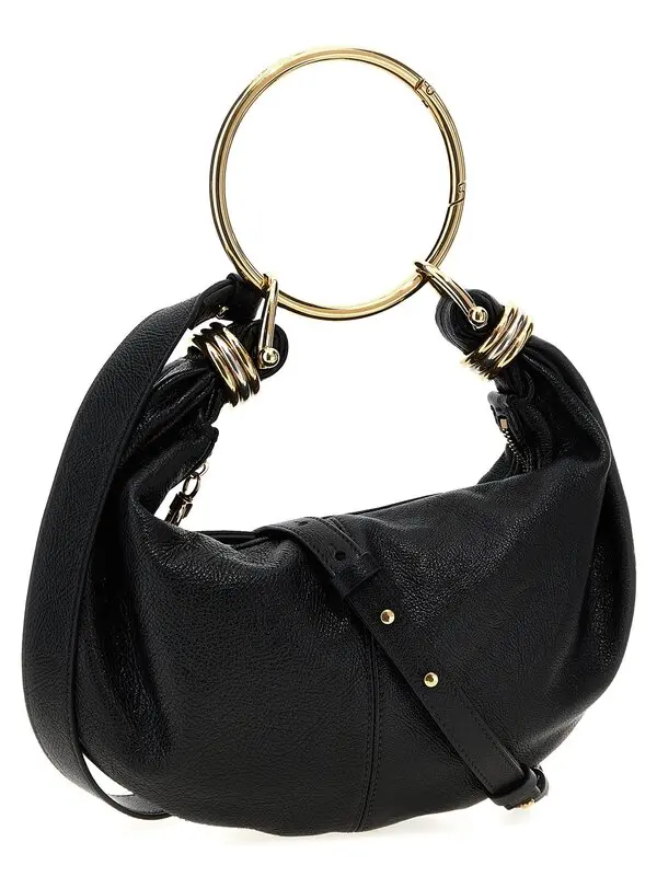 Chloé Bracelet Hobo Piccola Handbag - Black