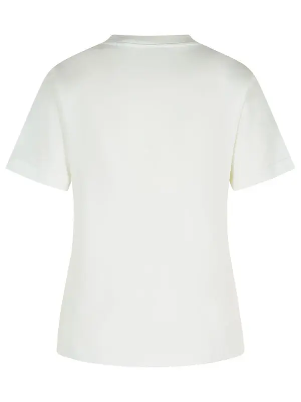 Burberry Cotton T-shirt With Logo Embroidery