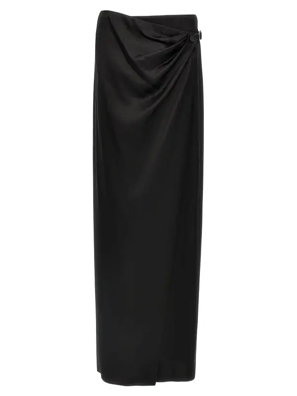 TOM FORD Wrap Skirt In Silk Satin