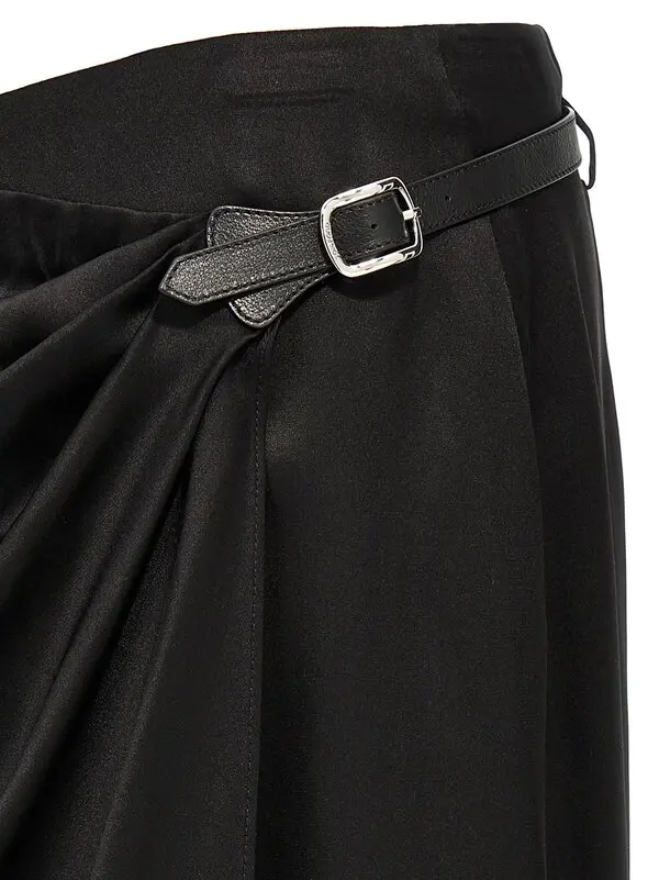TOM FORD Wrap Skirt In Silk Satin
