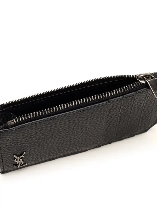 Saint Laurent Grained Leather Card Case