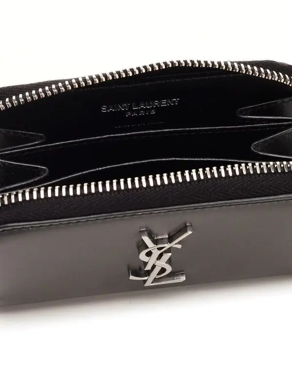 Saint Laurent Zip Around Wallet Monogram