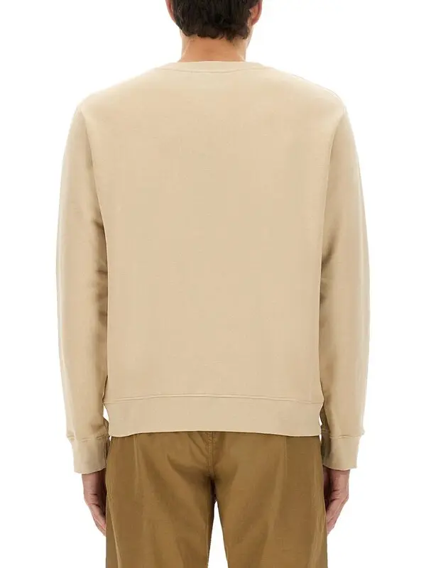A.p.c. Organic Cotton Crewneck Sweatshirt - Cream