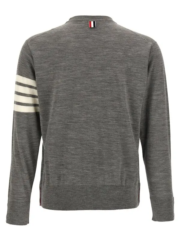 Thom Browne 4 Bar Wool Crewneck Sweater
