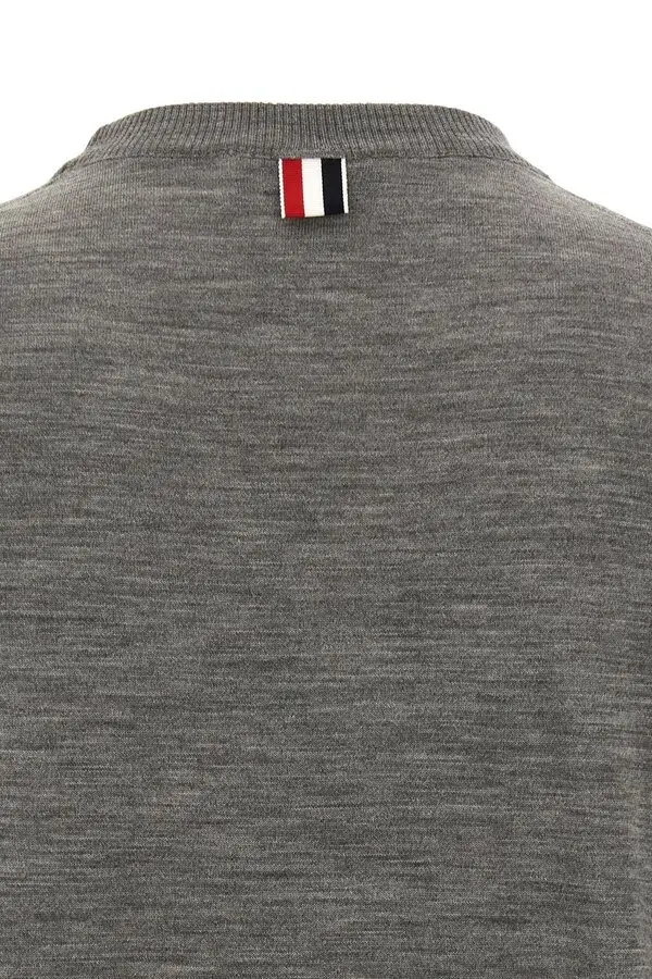 Thom Browne 4 Bar Wool Crewneck Sweater