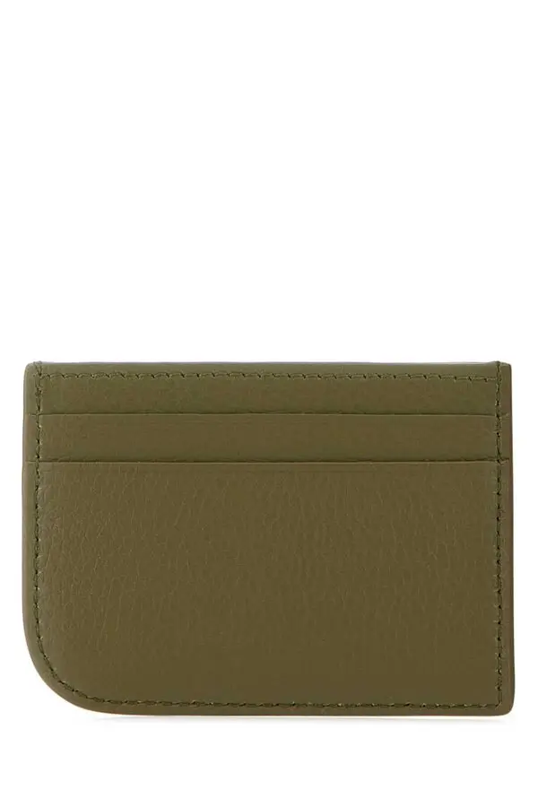 Alexander McQueen Army Leather Card Holder - Green