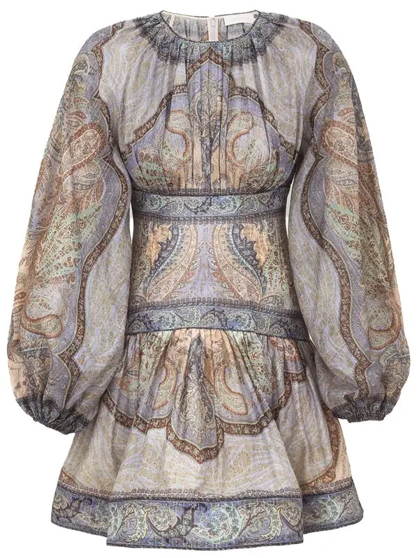 Zimmermann Wonderlust Mini Dress - Multicolor