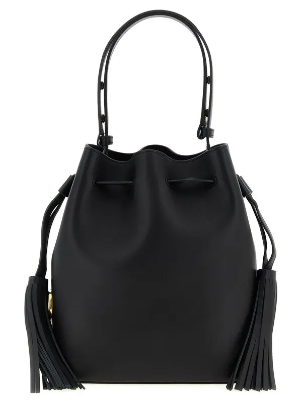 Valentino Garavani Vlogo Signature Shoulder Bag - Black