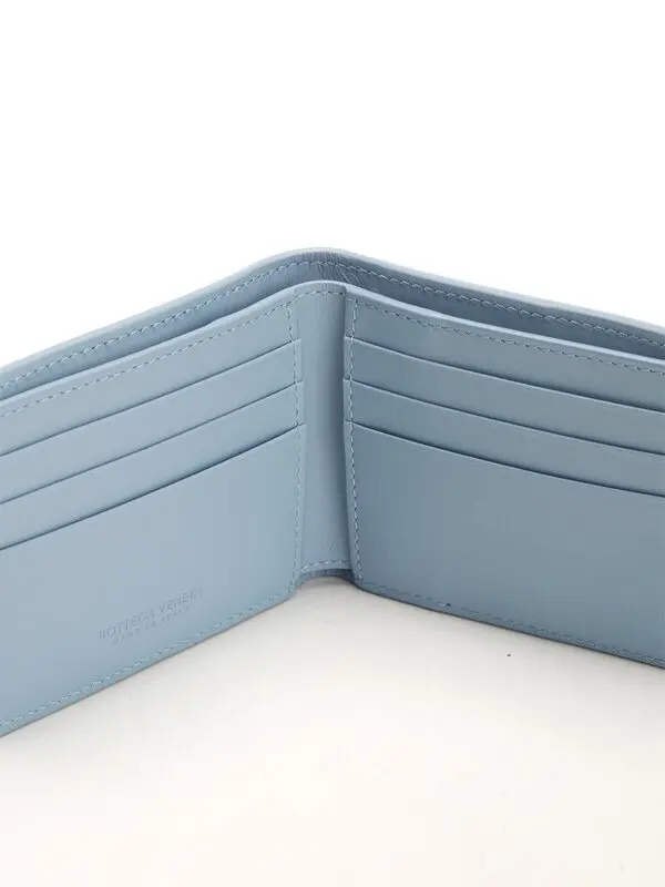 Bottega Veneta Bi-fold Cassette Wallet In Denim