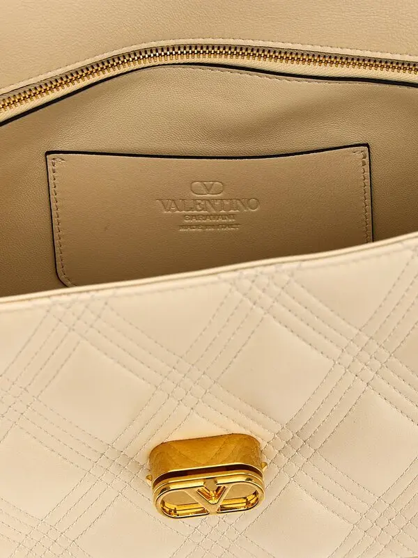 Valentino Garavani Quiltie 67' Shoulder Bag - White