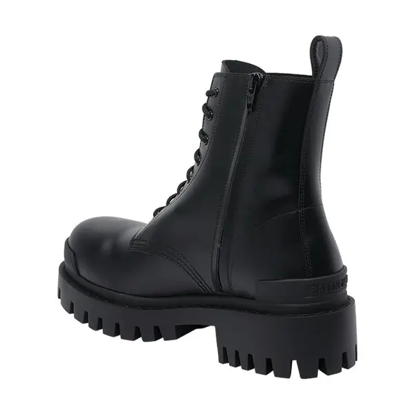 Balenciaga Strike Boots Leather Lace-up High-top