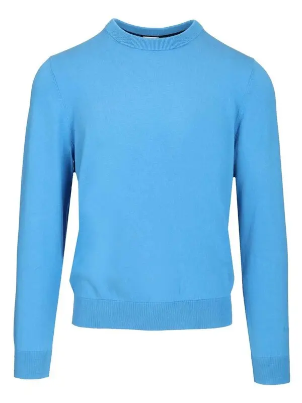 Paul Smith Organic Cotton Ribbed Crew Neck Sweater
