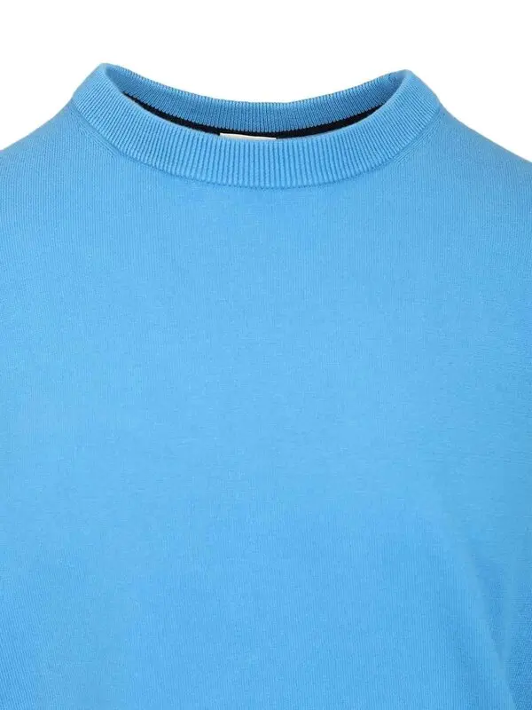 Paul Smith Organic Cotton Ribbed Crew Neck Sweater