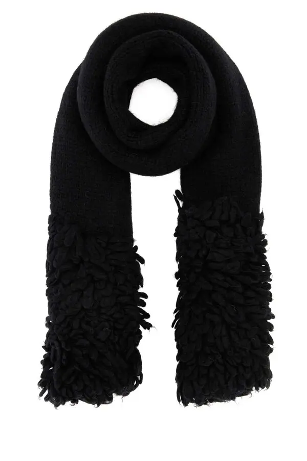 Loewe Alpaca Blend Scarf - Black