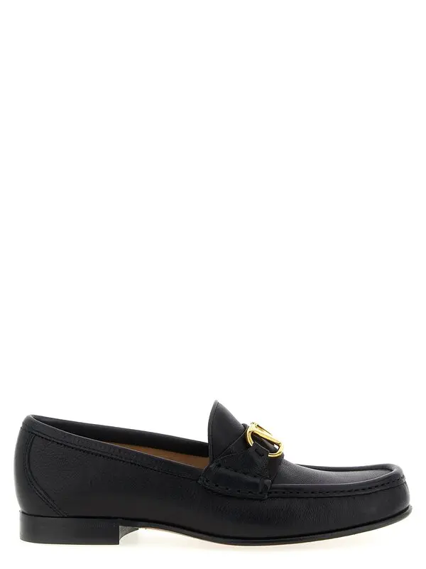 Valentino Garavani Vlogo Signature Loafers - Black