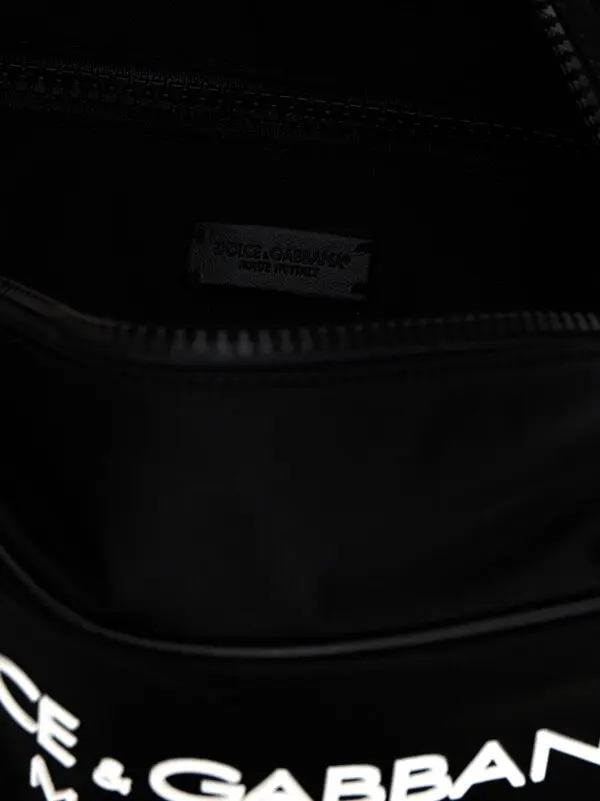 Dolce & Gabbana Logo Nylon Makeup Bag - Black