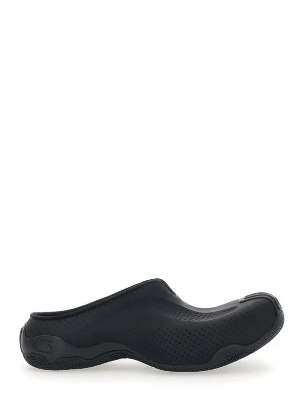 Balenciaga Basketball" Tech Fabric Slip-on Mules - Black