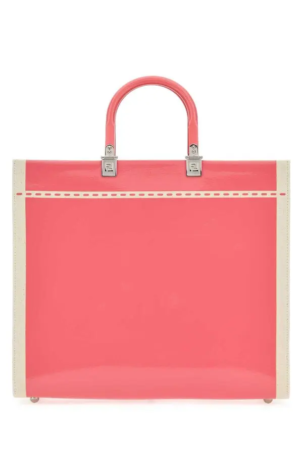 Fendi Two-tone Canvas Medium Sunshine Shopping Bag - Multicolor