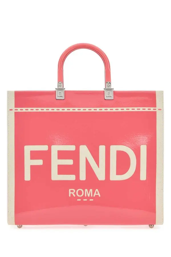 Fendi Two-tone Canvas Medium Sunshine Shopping Bag - Multicolor