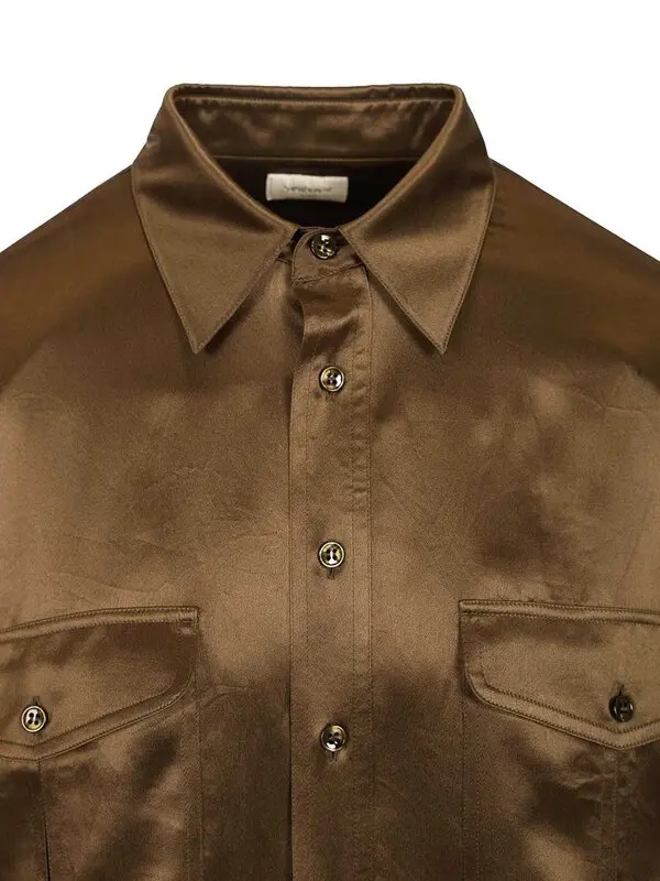 Saint Laurent Silk Satin Shirt