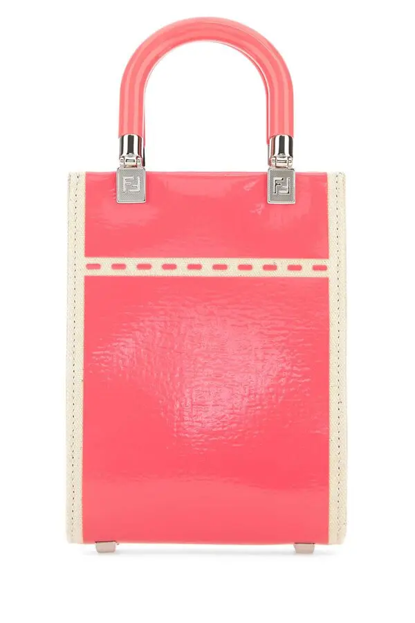 Fendi Two-tone Canvas Mini Sunshine Handbag - Multicolor