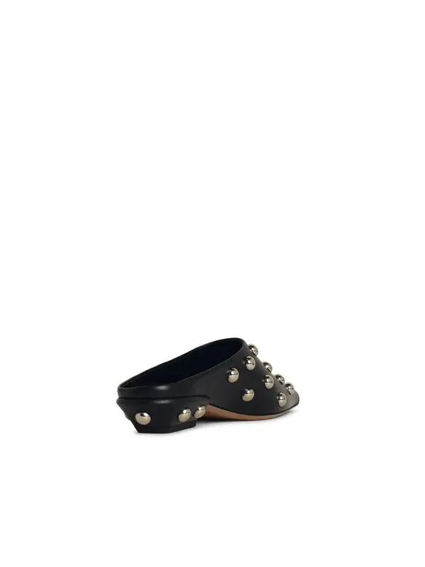 Paris Texas Embellished Leather Sabots
