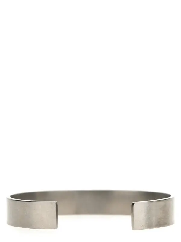 MAISON MARGIELA Logo Engraved Metal Bangle