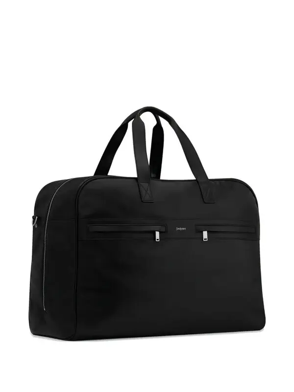 Saint Laurent Camp Maxi Duffle Bag In Smooth Leather - Black