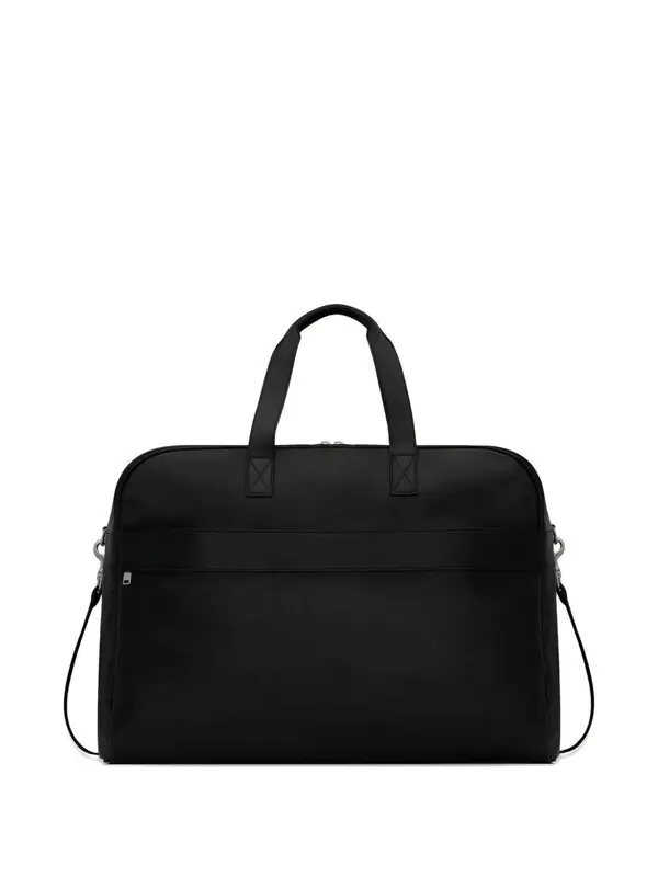 Saint Laurent Camp Maxi Duffle Bag In Smooth Leather - Black