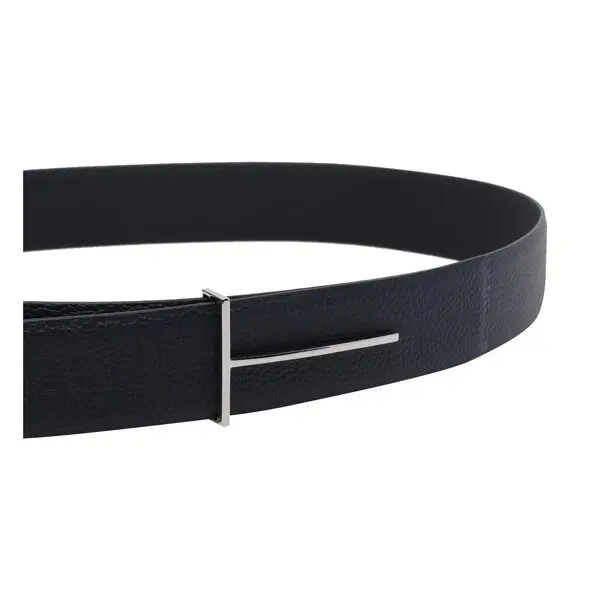 TOM FORD Reversible Slim T Belt - Blue