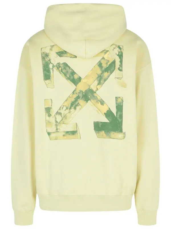 Off-White Cloudy Arrow Cotton Sweatshirt