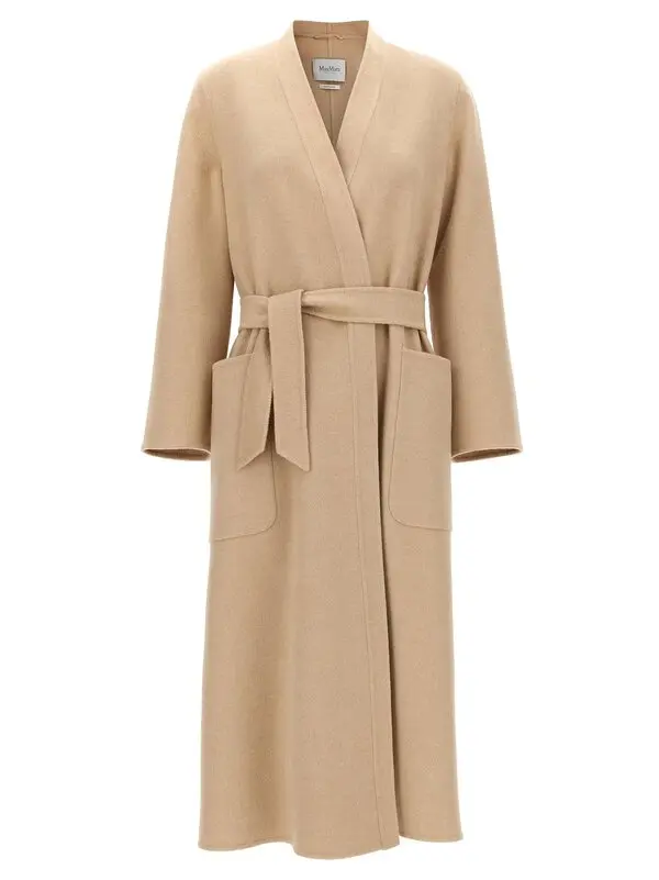 Max Mara Vezzoso Camel Wool Coat