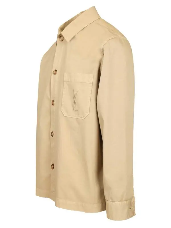 Saint Laurent Cassandre Overshirt - Cream