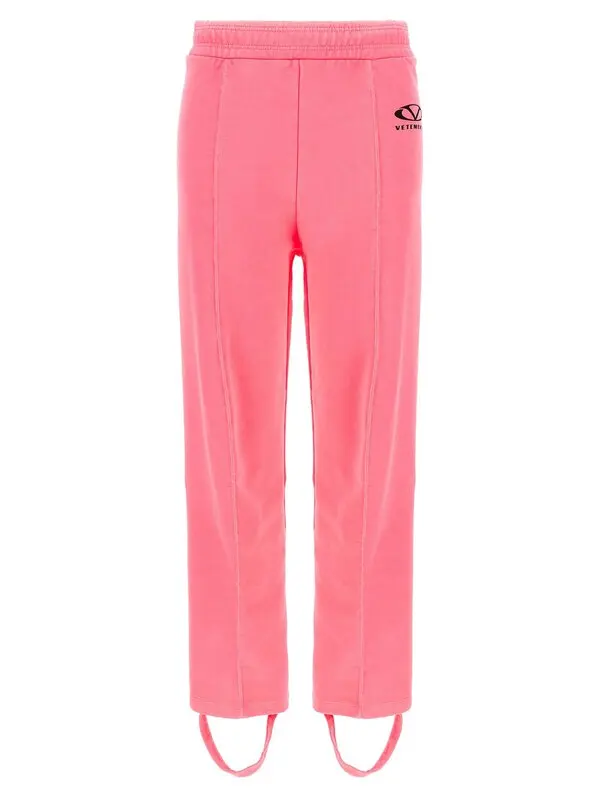 Vetements Oval Logo Joggers - Pink