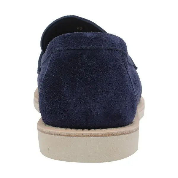 Brunello Cucinelli Suede Slip-on Loafers - Blue