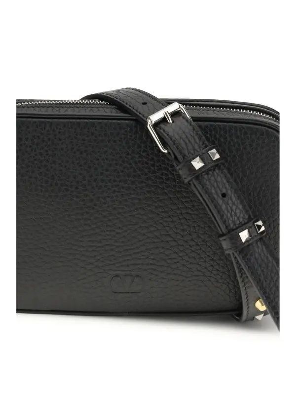 Valentino Garavani Rockstud Mini Shoulder Bag - Black