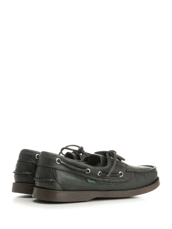 Paraboot Barth Boat Shoe - Green
