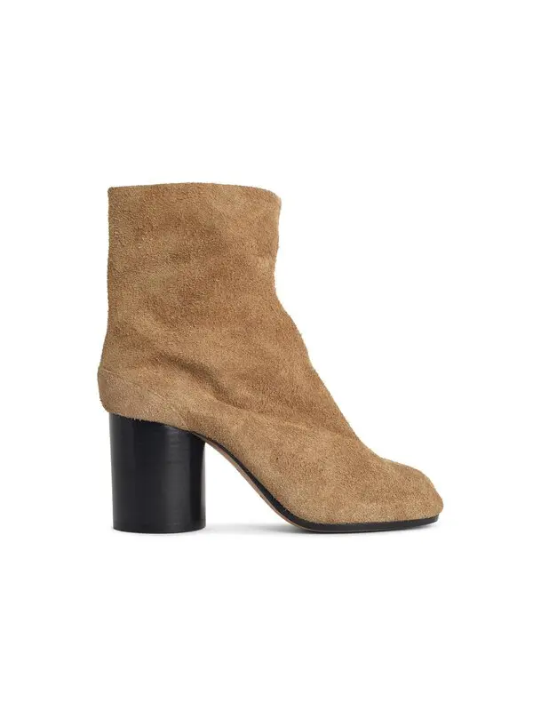 MAISON MARGIELA Suede Tabi Ankle Boots