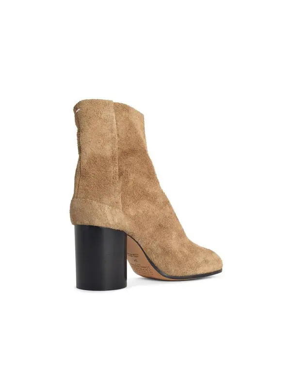 MAISON MARGIELA Suede Tabi Ankle Boots