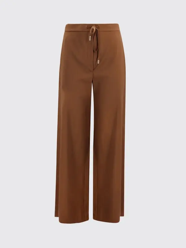 Max Mara Wide-leg Wool Trousers - Brown