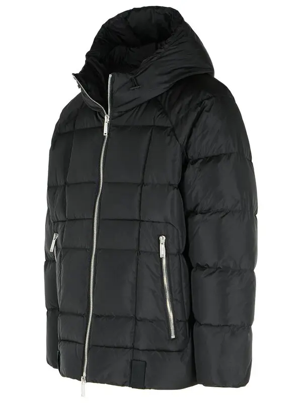 Dsquared2 Quilted Nylon Hooded Jacket - Black