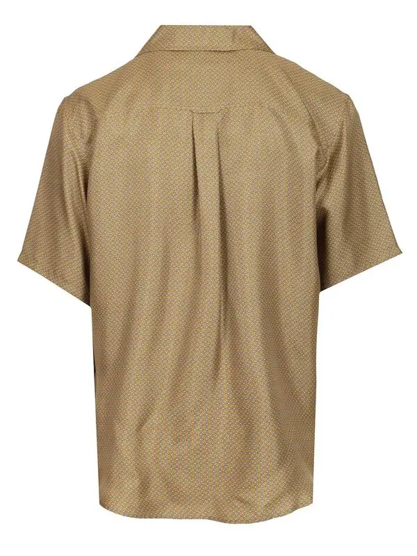 Saint Laurent Silk Satin Shirt - Multicolor