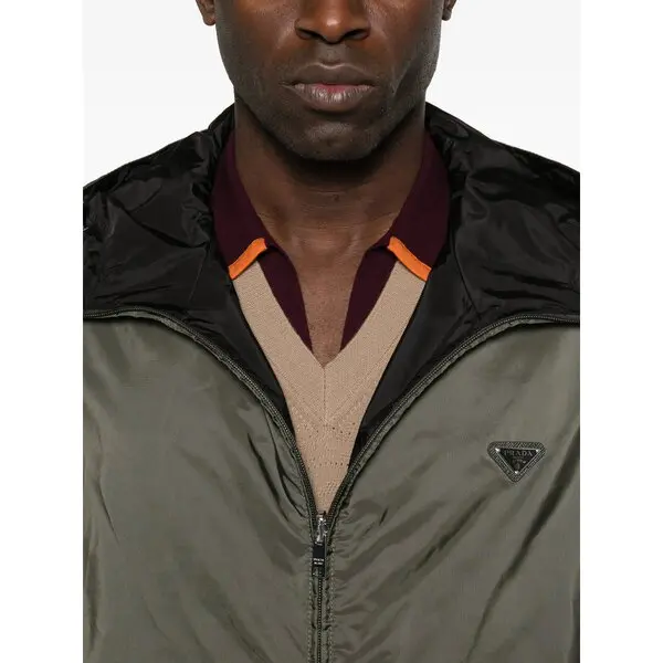 Prada Re-nylon Hooded Blouson Jacket - Green