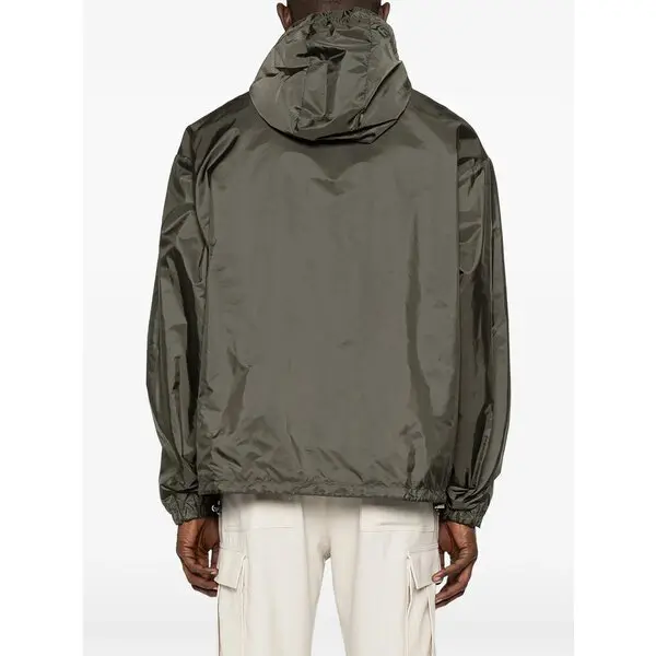 Prada Re-nylon Hooded Blouson Jacket - Green
